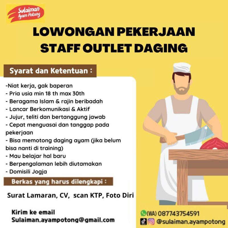 Lowongan Kerja Staff Outlet - Staff Produksi - Driver Pickup di ...