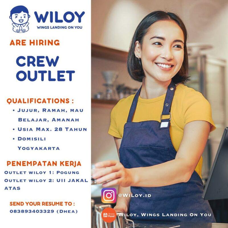 Lowongan Kerja Crew Outlet di Wings Landing On You - LokerJogja.ID