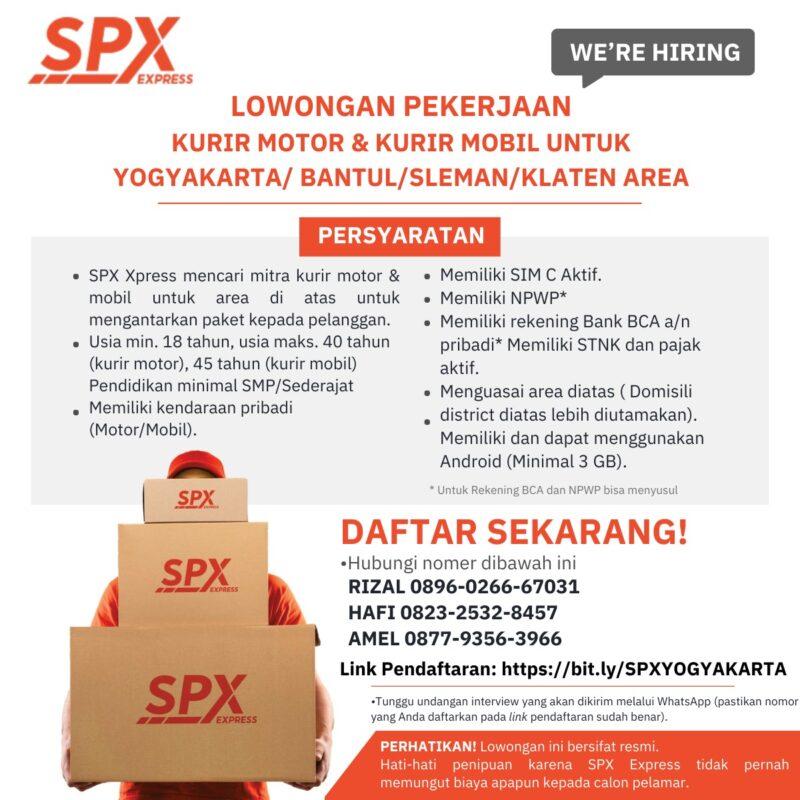 Lowongan Kerja Kurir Motor dan Mobil di Shopee Express - LokerJogja.ID