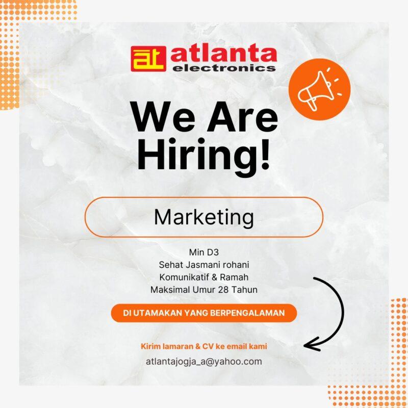 Lowongan Kerja Marketing di Atlanta Electronics - LokerJogja.ID