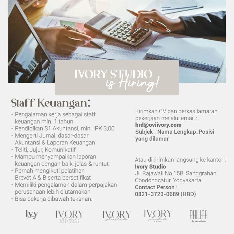 Lowongan Kerja Staff Keuangan - Live Streamer - Purchasing - Tenaga Jahit - Tenaga Payet di ...