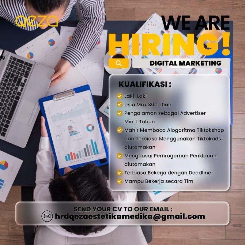 Lowongan Kerja Digital Marketing di PT. Qeza Estetika Medika - LokerJogja.ID