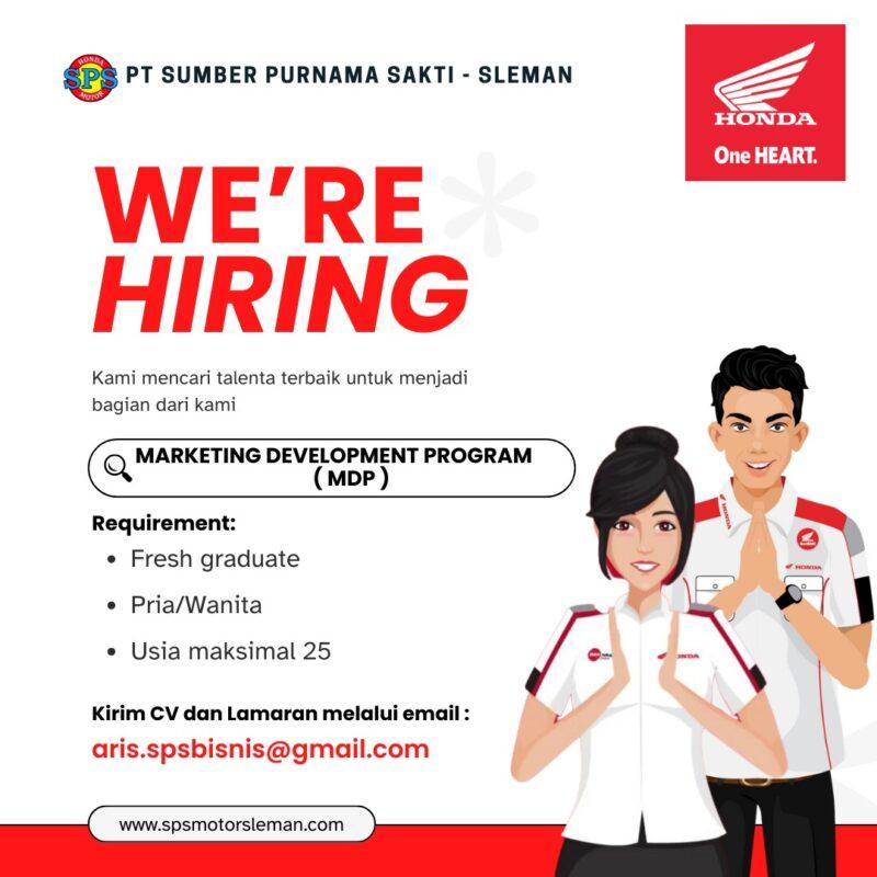 Lowongan Kerja Marketing Development Program (MDP) - Service Advisor ...