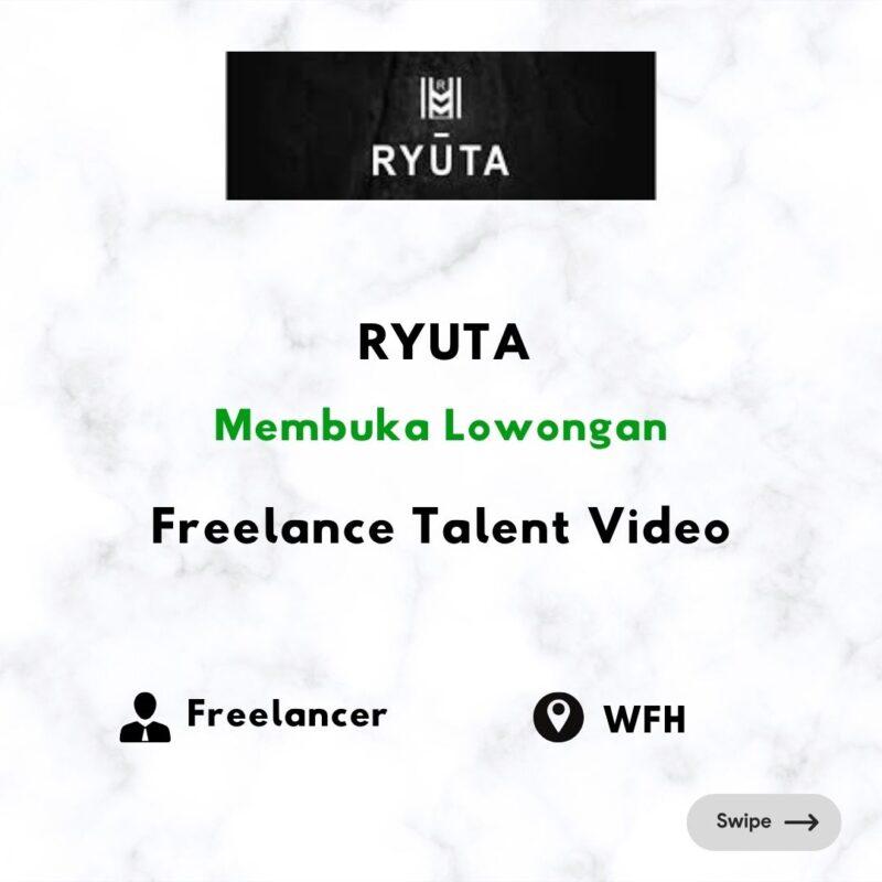 Lowongan Kerja Freelance Talent Video di Ryuta - LokerJogja.ID
