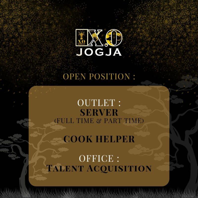 Lowongan Kerja Server - Cook Helper - Talent Acquisition di XO Suki Jogja - LokerJogja.ID