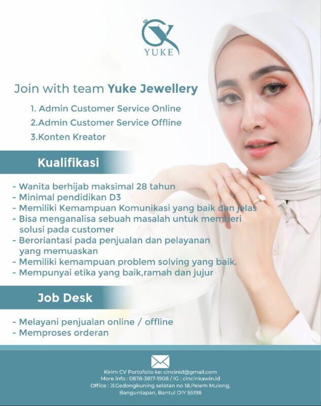 Lowongan Kerja Admin Customer Service Online - Admin Customer Service Offline - Konten Kreator ...