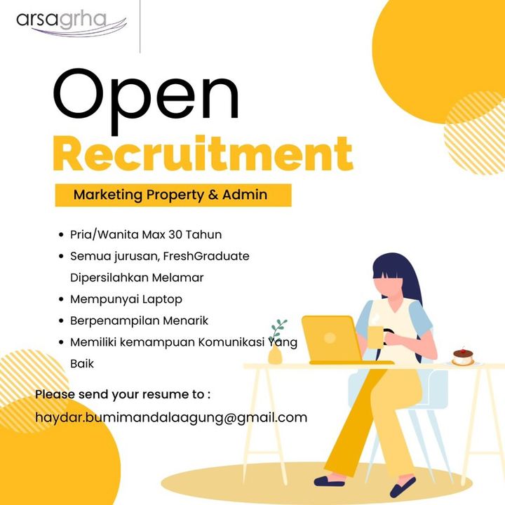Lowongan Kerja Marketing Property & Admin Marketing di Arsagrha Property - LokerJogja.ID