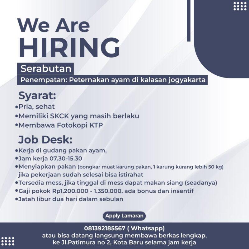 Lowongan Kerja Serabutan - Teknisi Listrik di CV. Sakti Farm ...