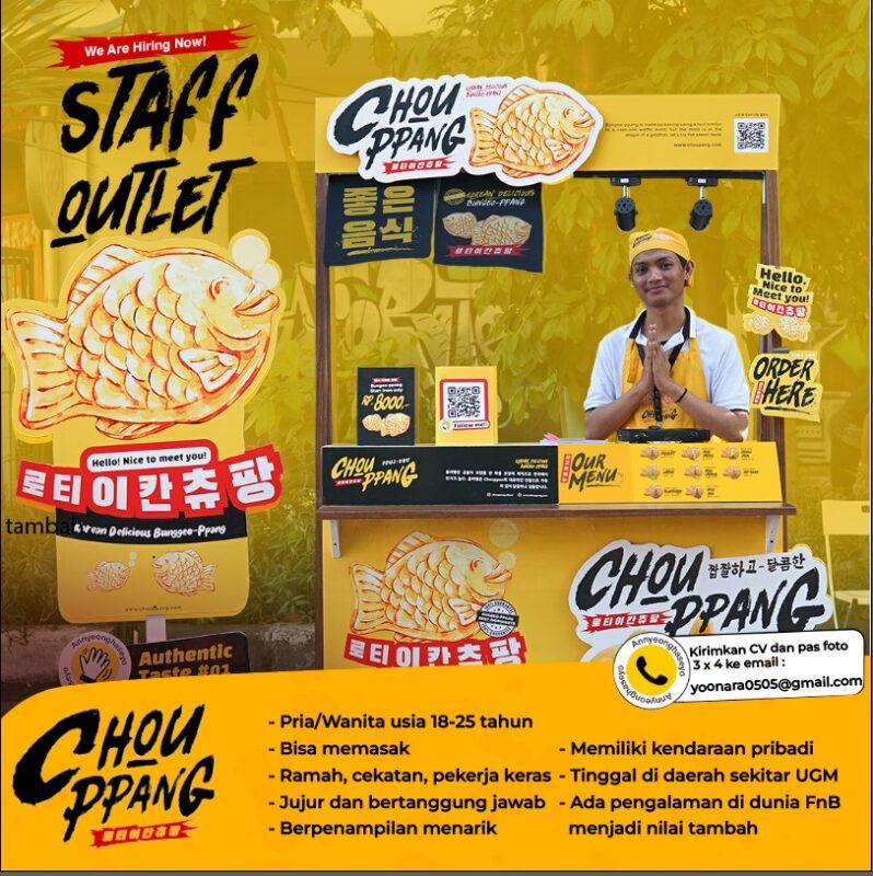 Lowongan Kerja Staf Outlet di Chouppang Yogyakarta - LokerJogja.ID