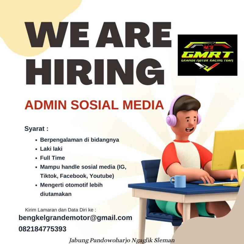 Lowongan Kerja Admin Sosial Media di Grande Motor - LokerJogja.ID