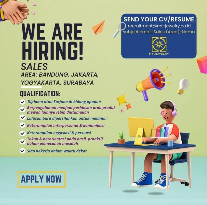 Lowongan Kerja Sales di MT Jewelry - LokerJogja.ID