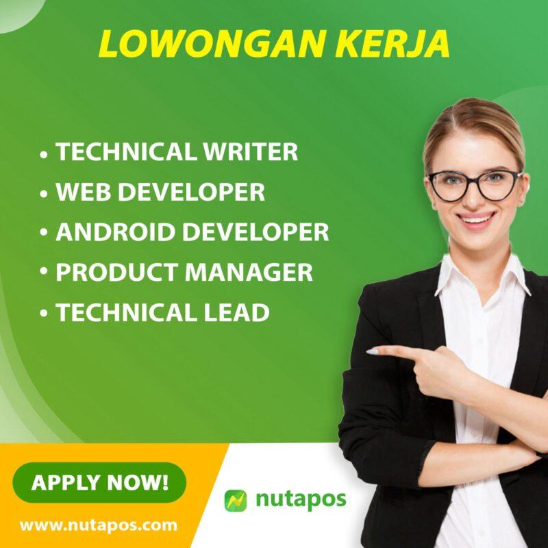 Lowongan Kerja Technical Writer - Web Developer - Android Developer - Product Manager ...