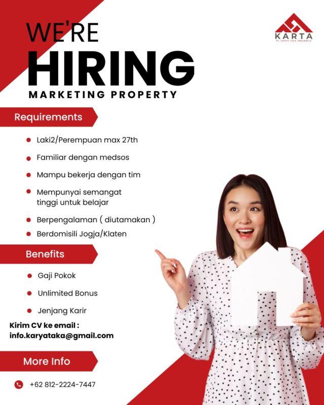 Lowongan Kerja Marketing Property di PT. Karya Taka Indonesia - LokerJogja.ID