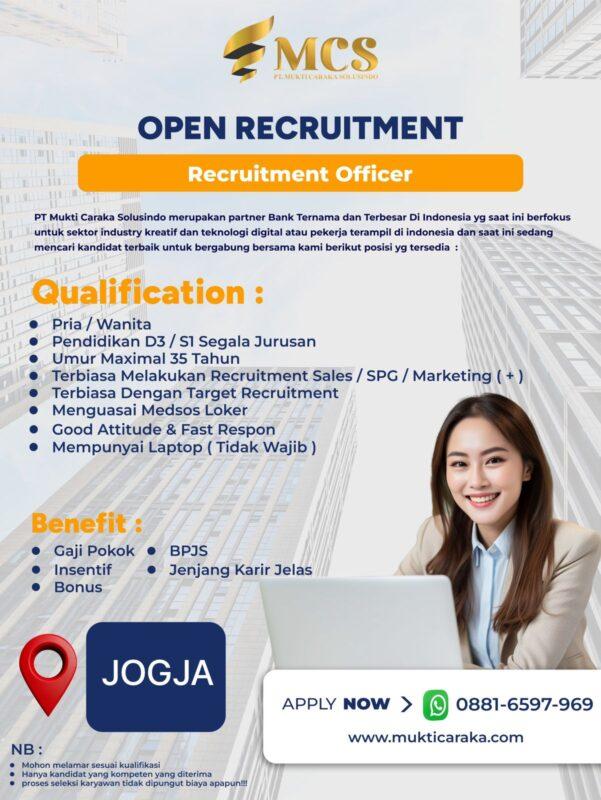 Lowongan Kerja Area Sales Manager - Supervisor - Relation Officer - Recruitment Officer di PT ...