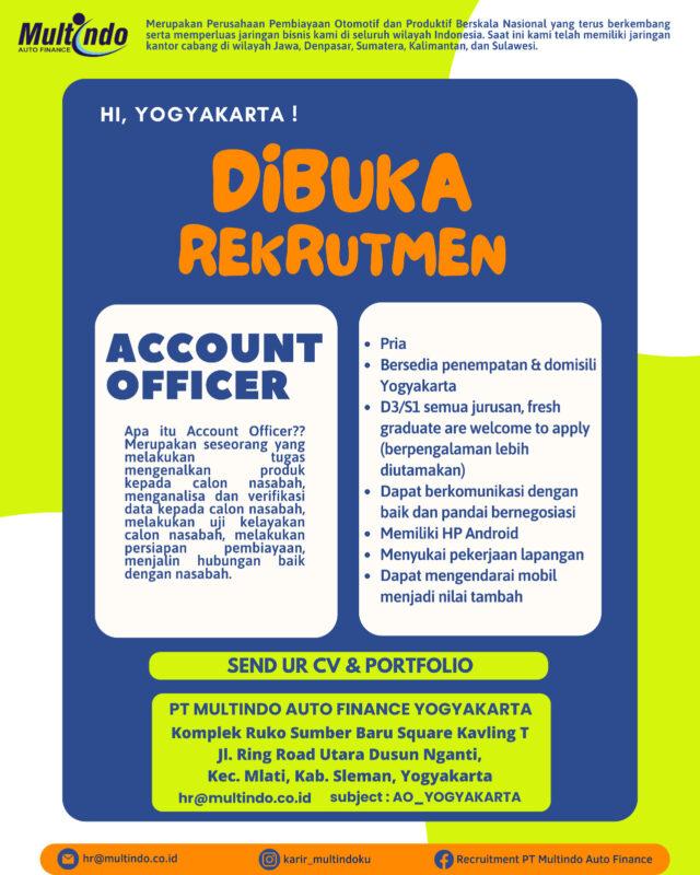 Lowongan Kerja Account Officer di PT. Multindo Auto Finance - LokerJogja.ID