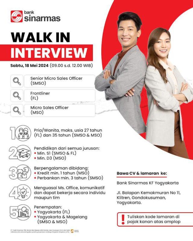 Lowongan Kerja Senior Micro Sales Officer (SMSO) - Frontliner (FL ...