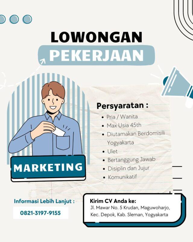Lowongan Kerja Marketing di CV. Pamindo - LokerJogja.ID