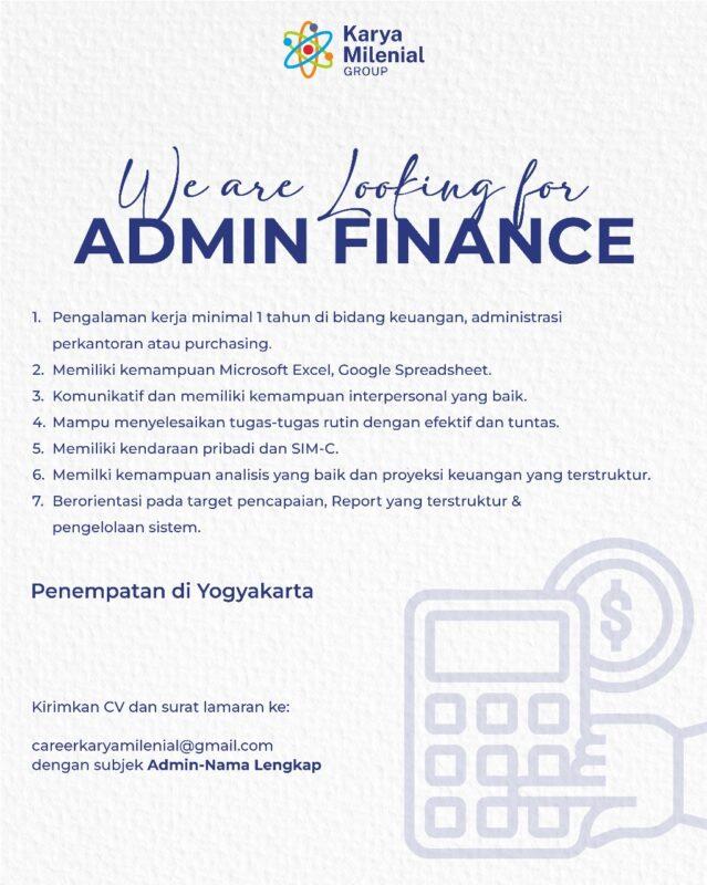 Lowongan Kerja Admin Finance - Supervisor Cafe - Barista - Kitchen Staff - Server di Karya ...