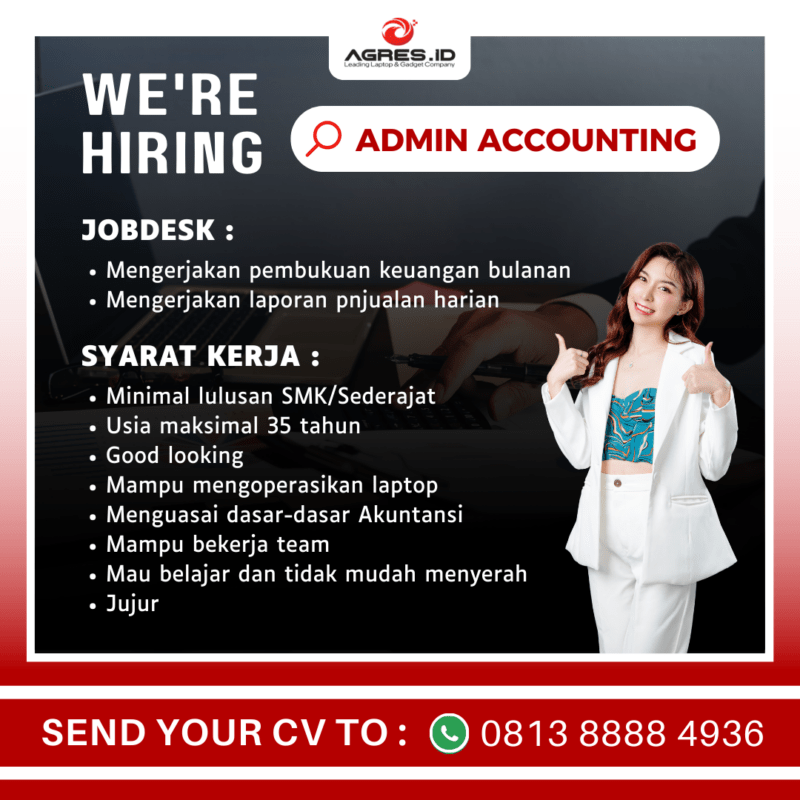 Lowongan Kerja Admin Accounting di AGRES.ID Jogja - LokerJogja.ID