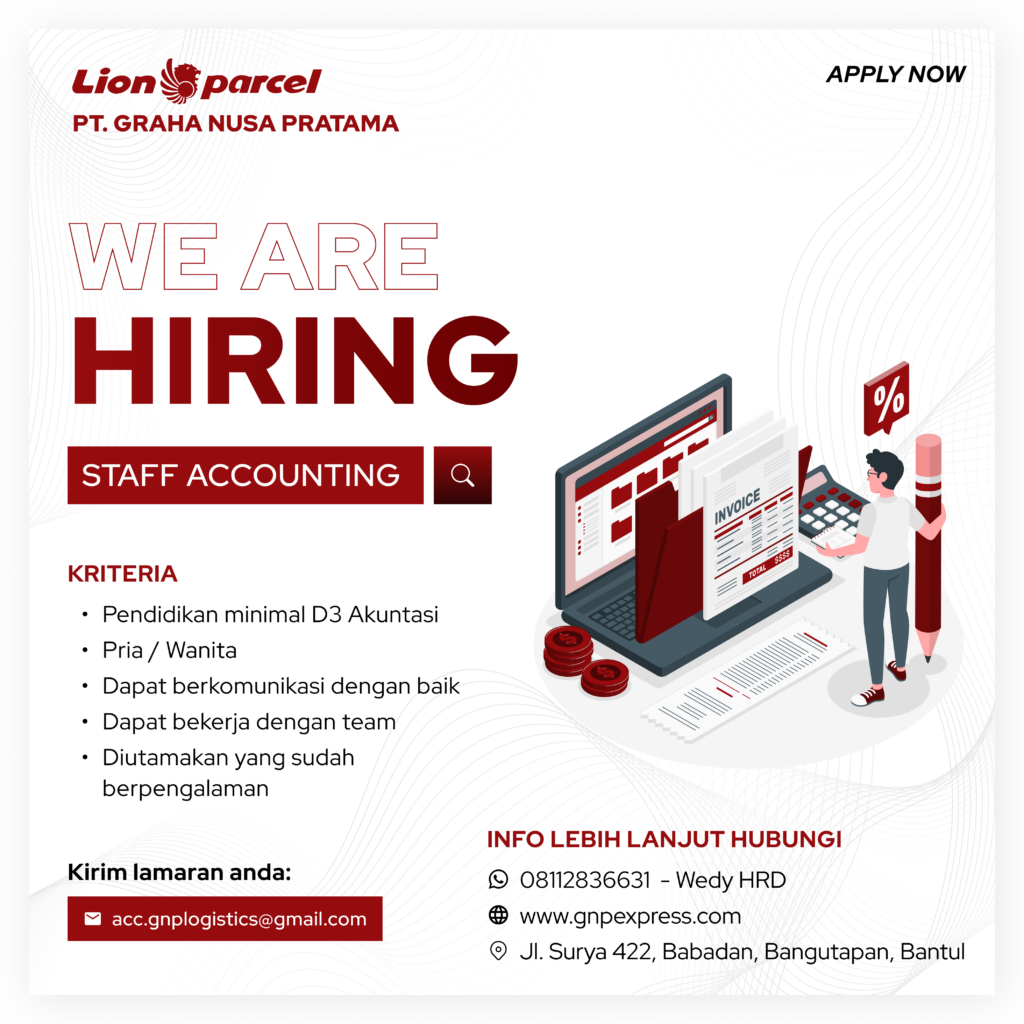 Lowongan Kerja Staff Accounting Di Pt Graha Nusa Pratama Lokerjogja Id