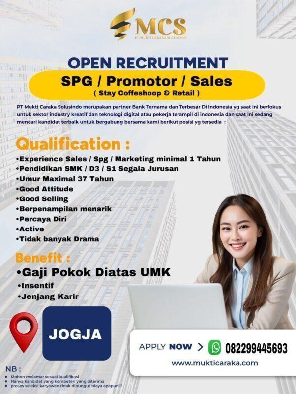 Lowongan Kerja SPG - SPV Marketing - Balance Specialist Officer - Area Sales Manager - 10 ...