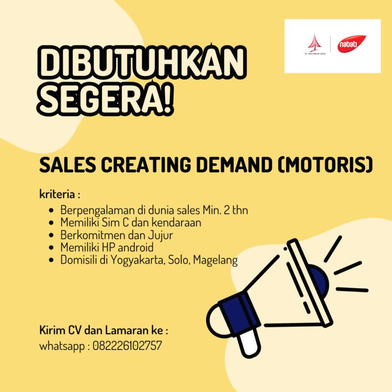 Lowongan Kerja Sales Creating Demand (Motoris) di PT. Pinus Merah Abadi ...