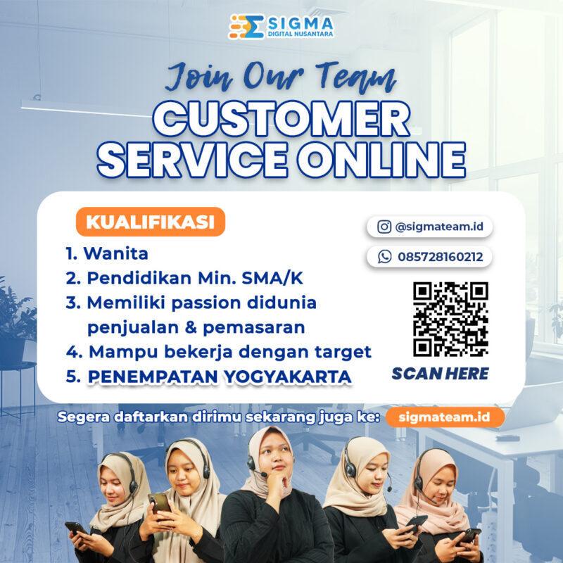 Lowongan Kerja Customer Service Online - Desain Grafis Multimedia ...