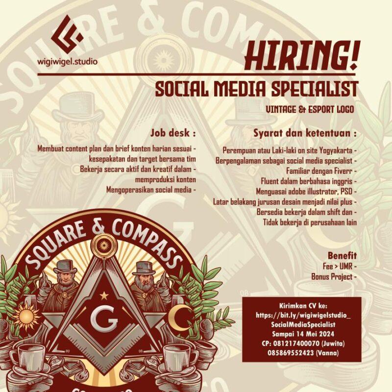 Lowongan Kerja Sosial Media Specialist di Wigiwigel Studio - LokerJogja.ID