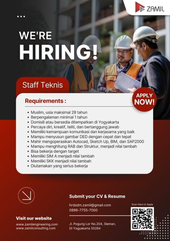 Lowongan Kerja Staff Teknis (ST) - Staff Officer (SO) - CS Penjualan (CSP) - Digital Marketing ...