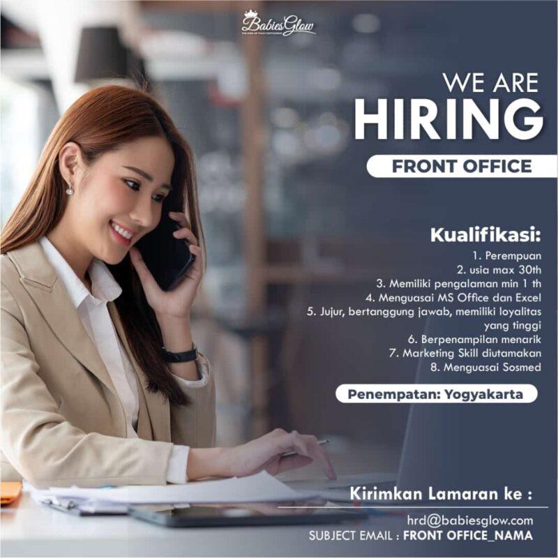 Lowongan Kerja Front Office di Babies Glow - LokerJogja.ID