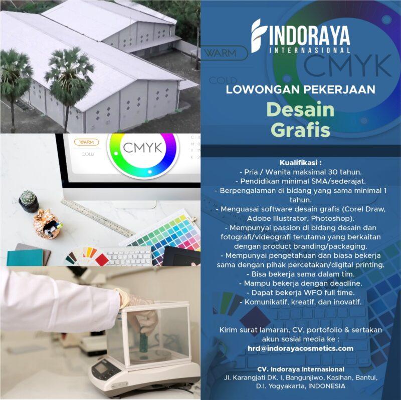 Lowongan Kerja Desain Grafis di CV. Indoraya Internasional - LokerJogja.ID