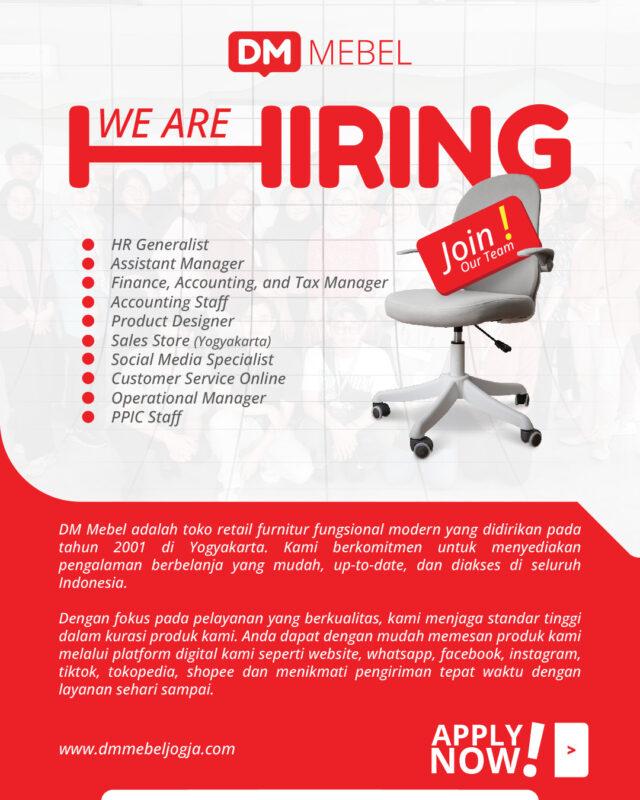 Lowongan Kerja HR Generalist - Assistant Manager - Finance, Accounting ...