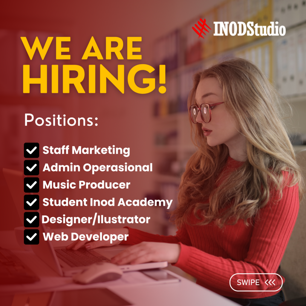Lowongan Kerja Staff Marketing - Admin Operasional - Music Producer ...