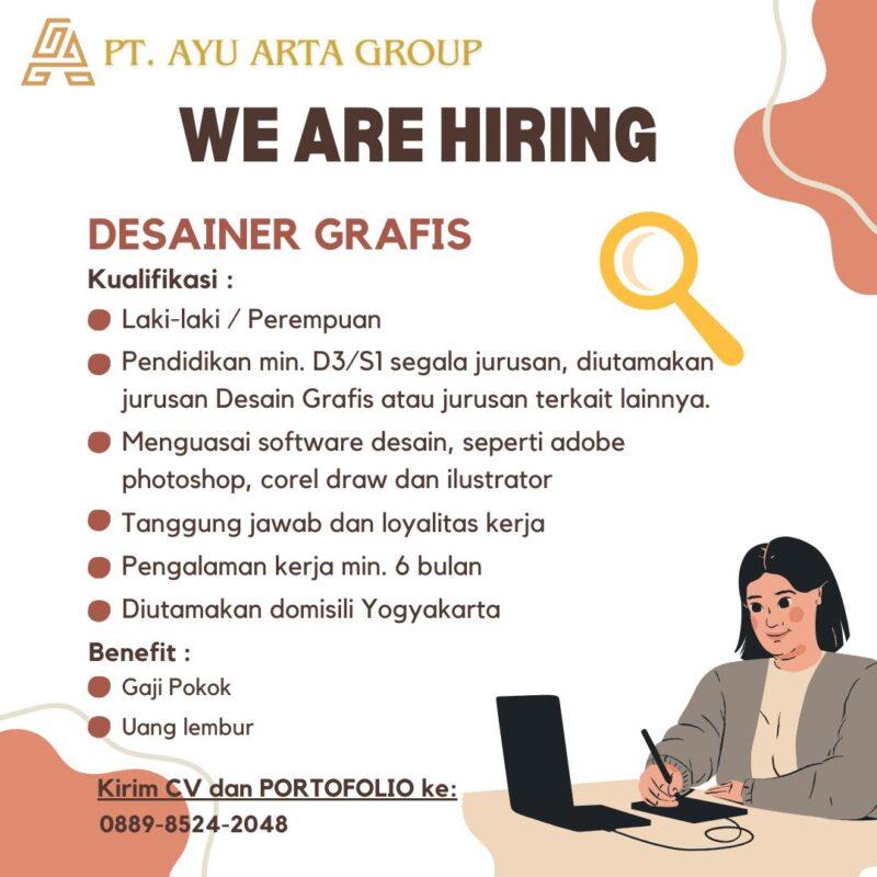 Lowongan Kerja Desain Grafis di PT. Ayu Arta Group - LokerJogja.ID