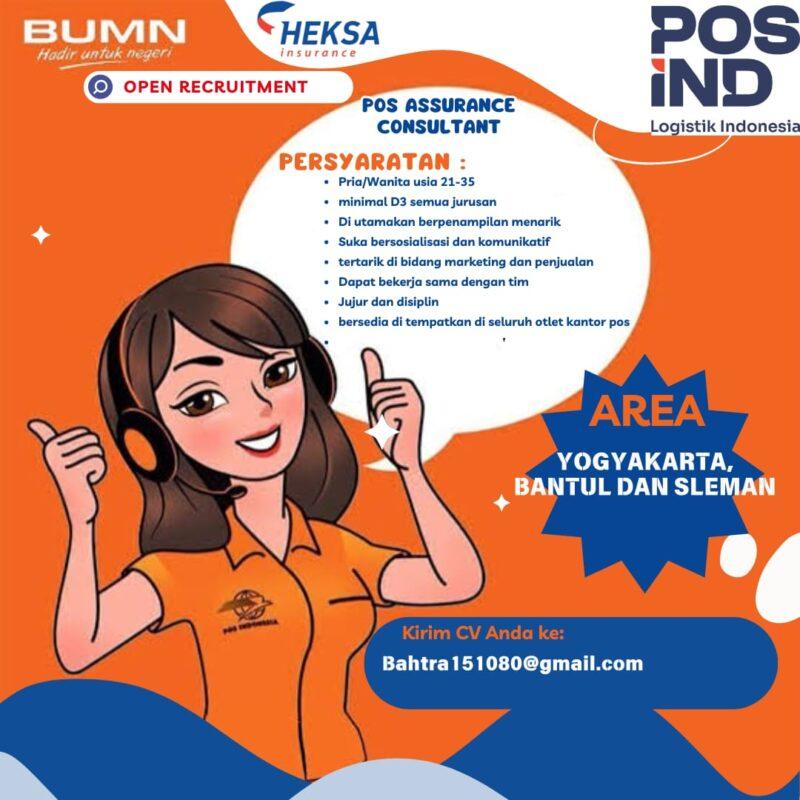 Lowongan Kerja Pos Asurance Consultant di Pos Indonesia (Heksa ...