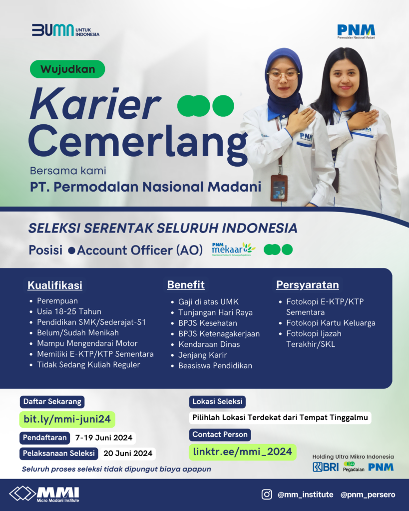 Lowongan Kerja Account Officer di PT. Micro Madani Institute - LokerJogja.ID
