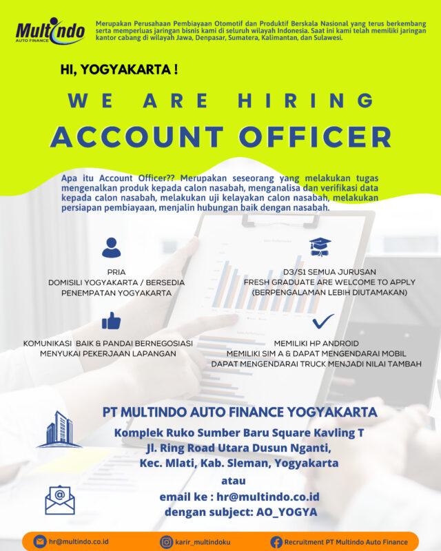 Lowongan Kerja Account Officer di PT. Multindo Auto Finance - LokerJogja.ID