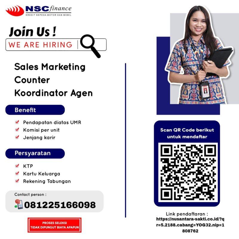 Lowongan Kerja Sales Lapangan - Counter Sales - Konsultan Bisnis Agen di PT. NSC Finance ...