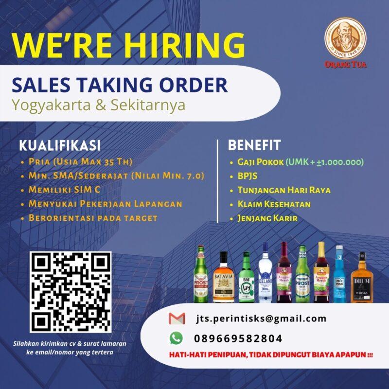 Lowongan Kerja Sales Taking Order di PT. Perintis Karya Sentosa (Orang Tua Group) - LokerJogja.ID