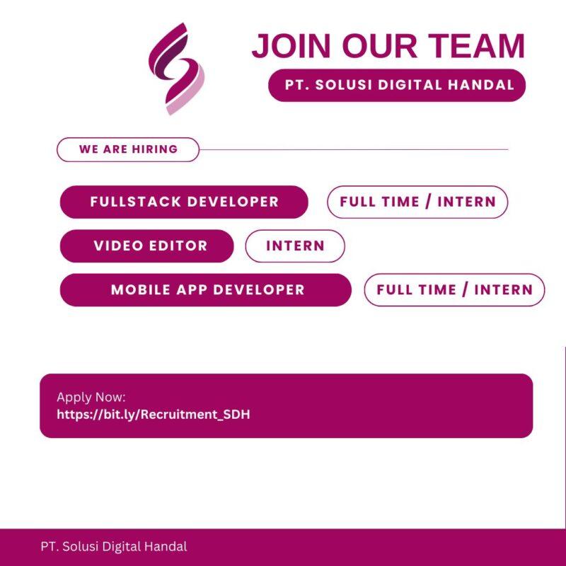 Lowongan Kerja Fullstack Developer - Video Editor - Mobile App ...