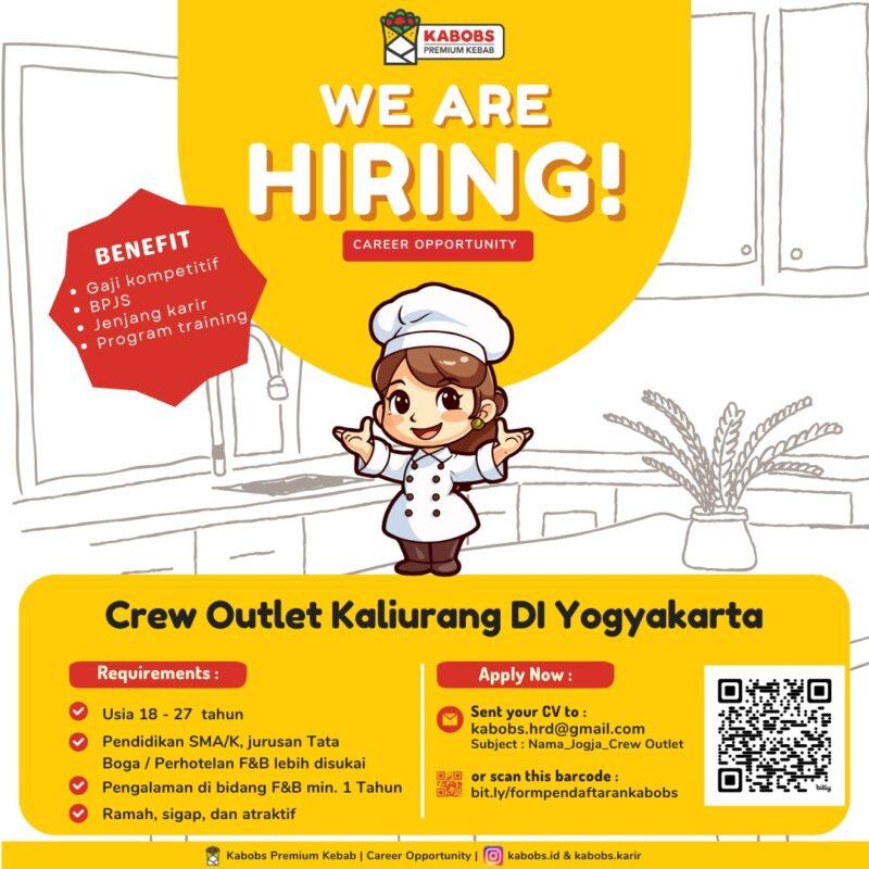 Lowongan Kerja Crew Outlet di PT. Tata Jago Utama (Kabobs Premium Kebab ...