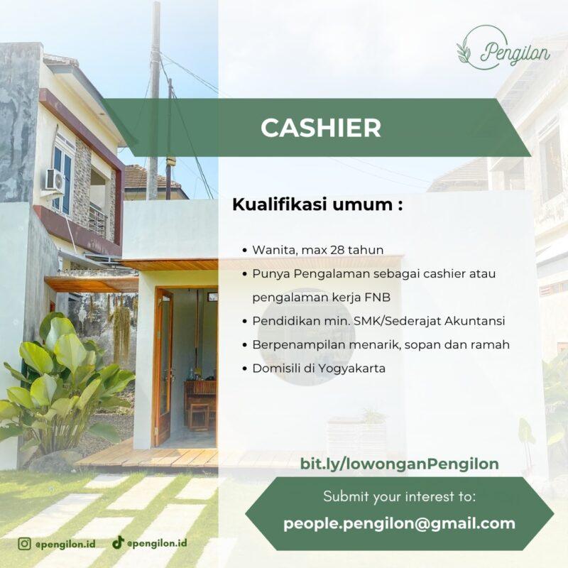 Lowongan Kerja Kasir - Waiter/Waitress di Pengilon - LokerJogja.ID