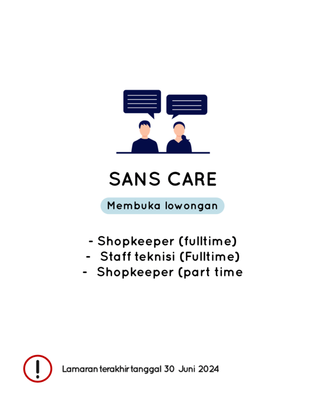 Lowongan Kerja Shopkeeper (Part Time) - Shopkeeper (Full Time) - Staff ...