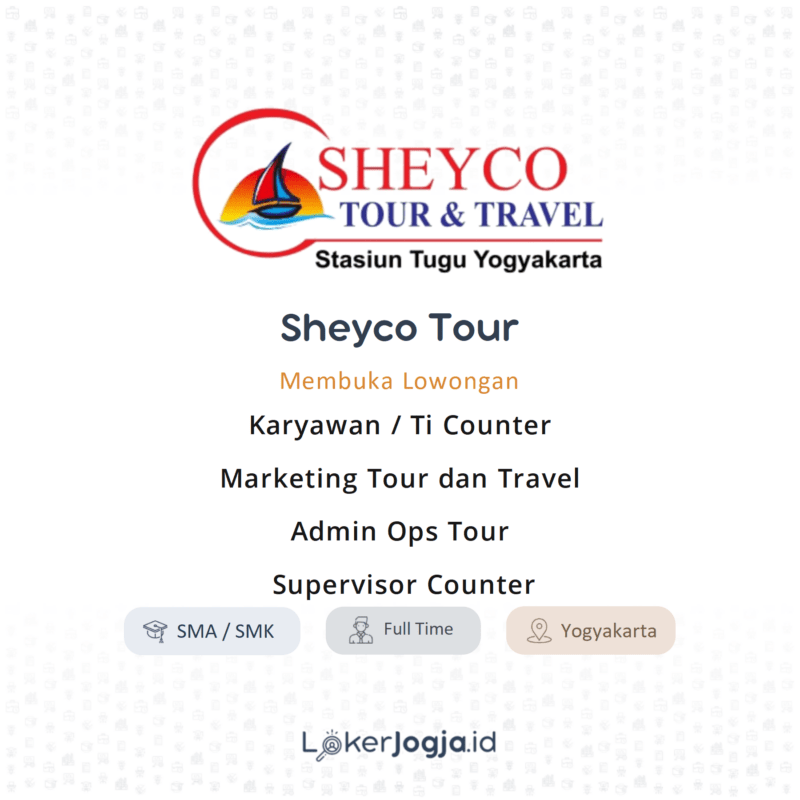 Lowongan Kerja Karyawan / Ti Counter - Marketing Tour dan Travel ...