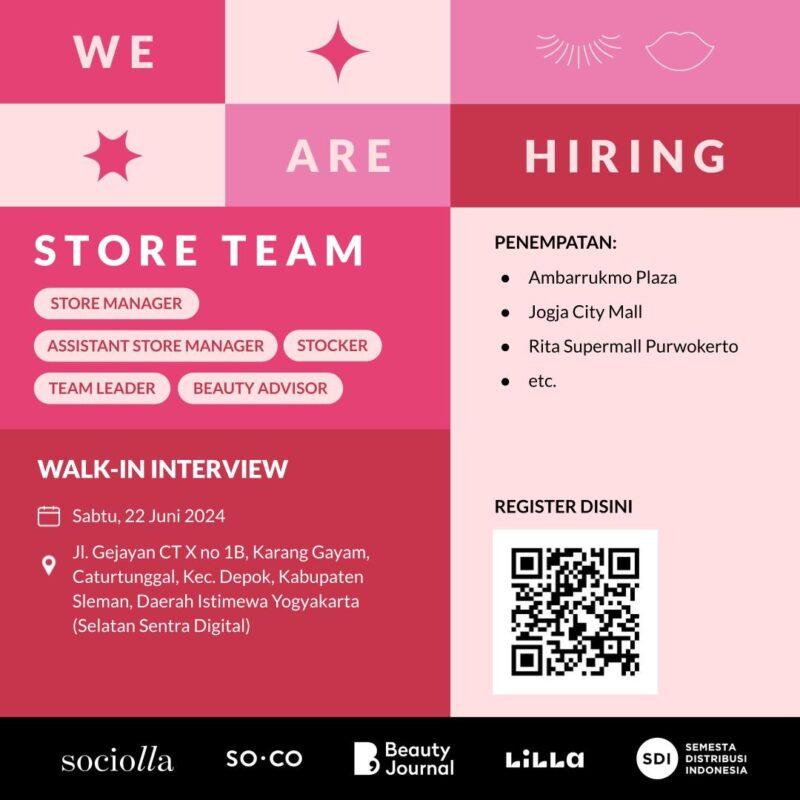 Lowongan Kerja Store Manager - Assisten Store Manager - Stocker - Team ...
