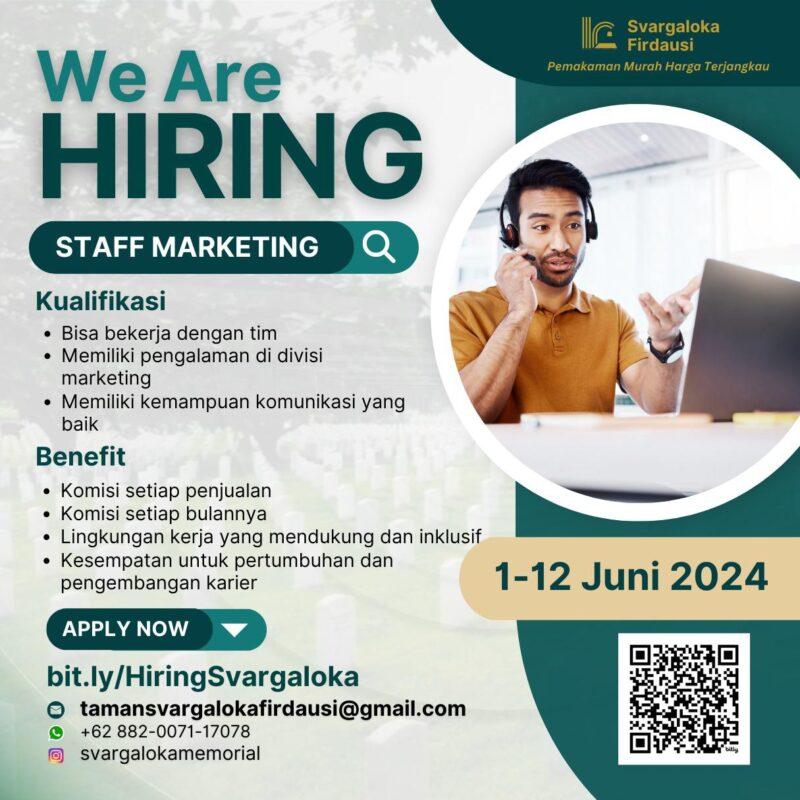 Lowongan Kerja Staff Marketing di Svargaloka Memorial Garden - LokerJogja.ID