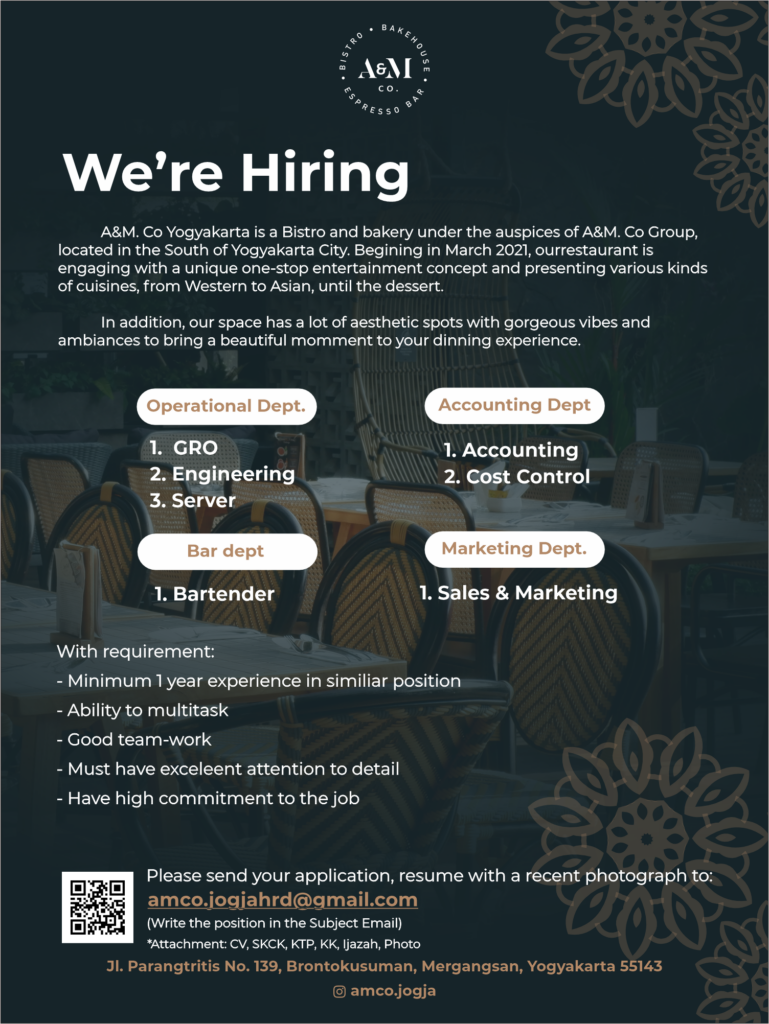 Lowongan Kerja GRO - Engineering - Server - Accounting - Cost Control ...