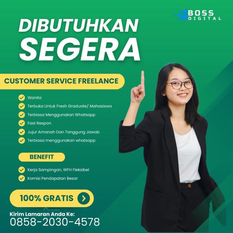 Lowongan Kerja Customer Service Freelance di Boss Digital - LokerJogja.ID