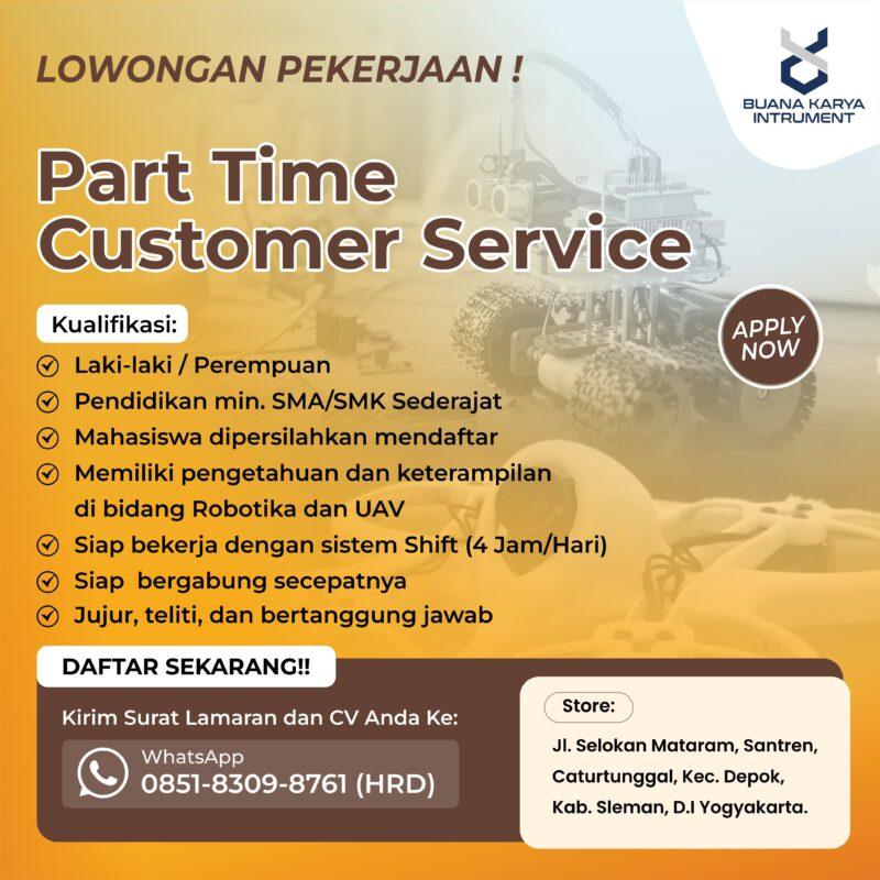 Lowongan Kerja Part Time Customer Service di Buana Karya Instrument ...