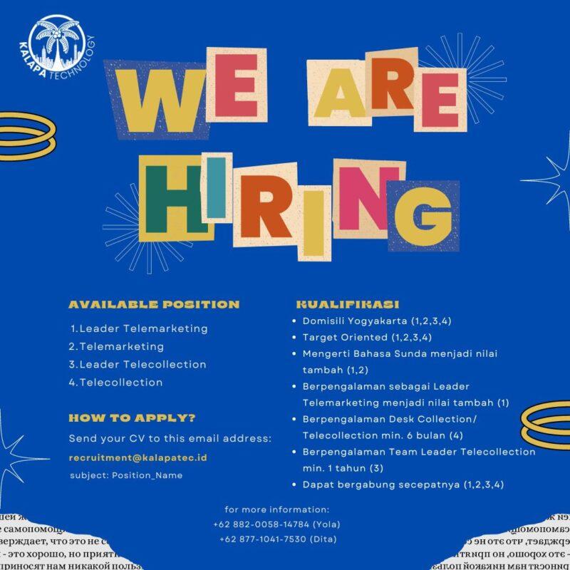Lowongan Kerja Leader Telemarketing - Telemarketing - Leader ...
